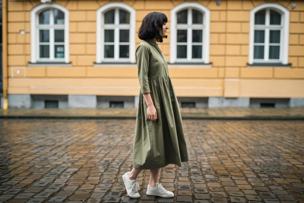 Nos meilleurs conseils pour porter des baskets avec une robe - Youpomm